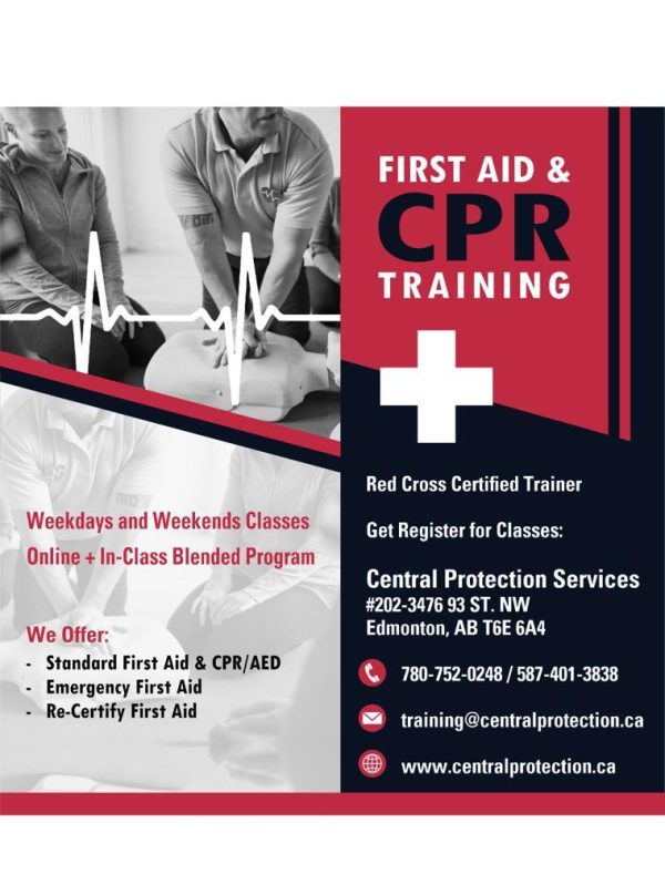 First Aid Training, Edmonton - Central Protection Services